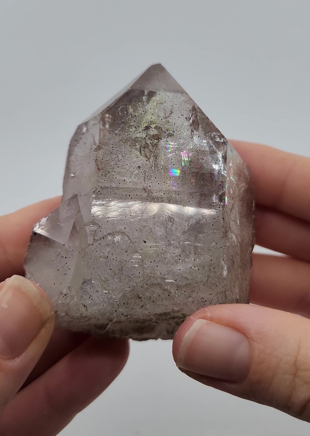 Etched Cube Codex Crystal- 6.2 Cm Tall- Serra Do Cabral, Brazil- Stands ...