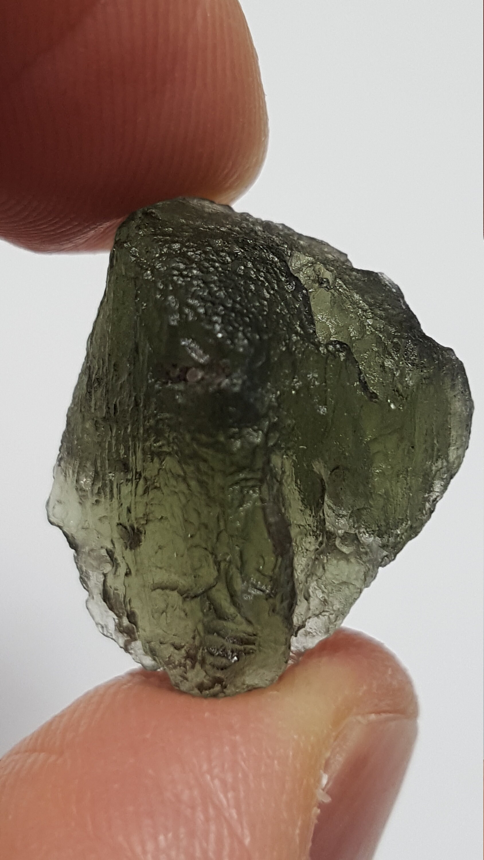 Moldavite- Czech Republic- Nice Tektite- Excellent Color and Texture- 3 ...