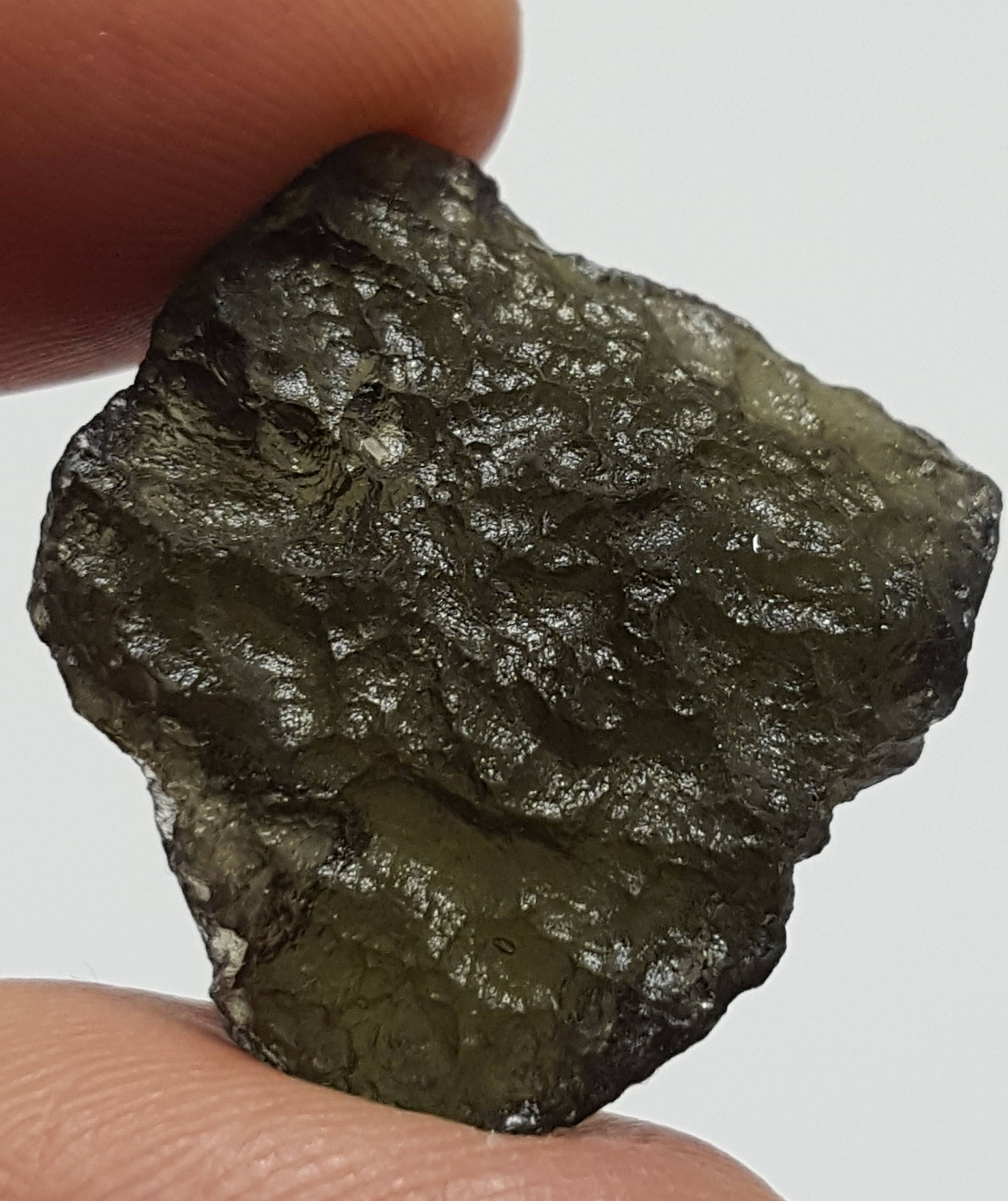 Moldavite - Czech Republic- Nice Tektite- Excellent Color and Texture ...