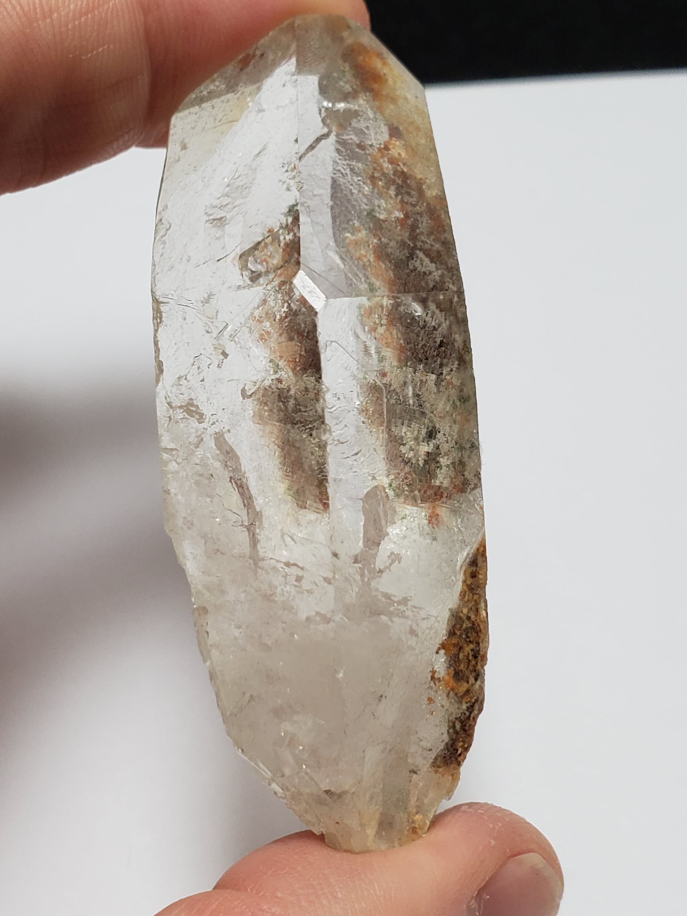 All Natural Phantom Quartz Crystal from Brazil- Various Mineral ...