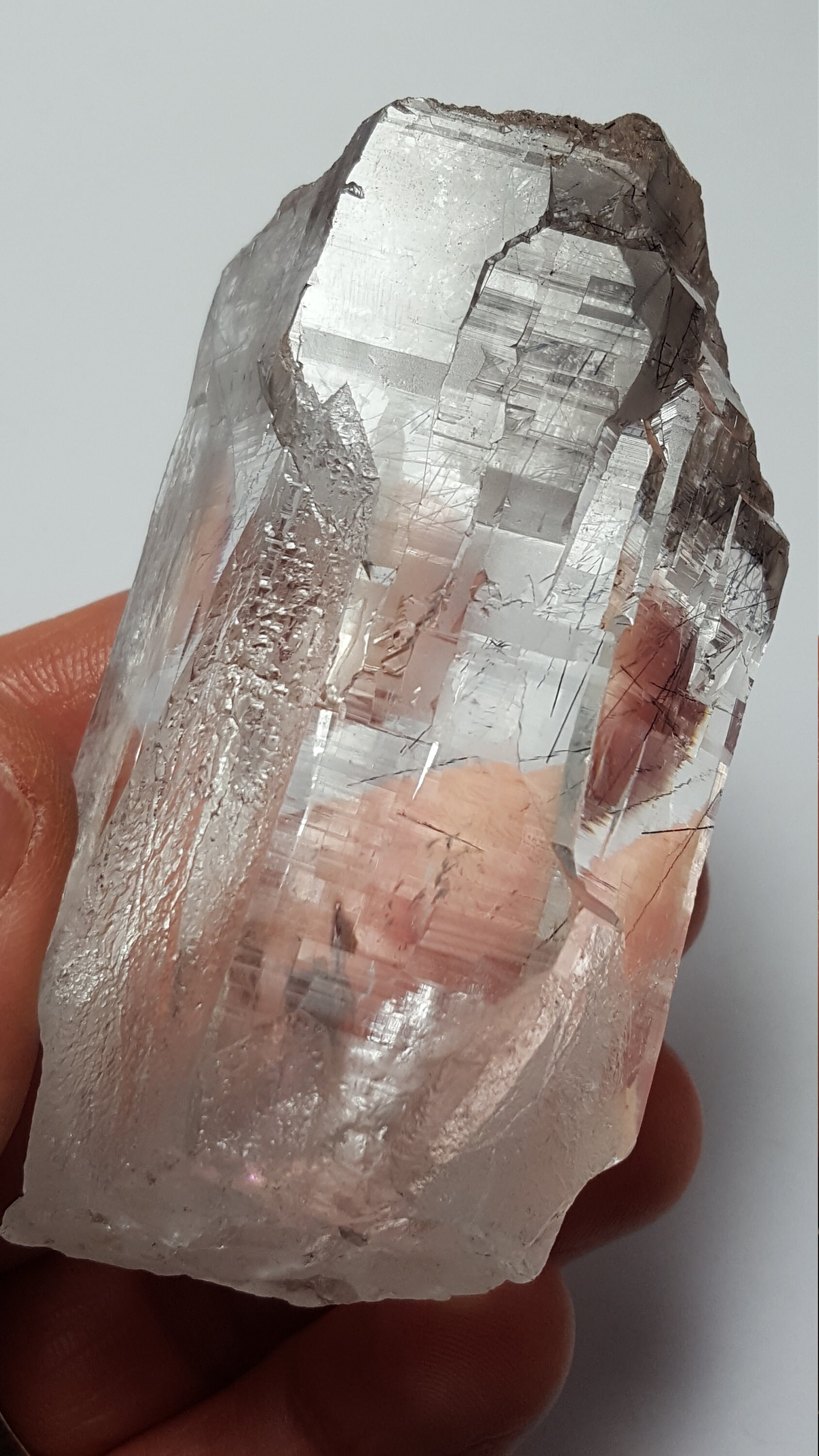 Cathedral Quartz with Tourmaline Inclusions from Brazil- Beautiful ...