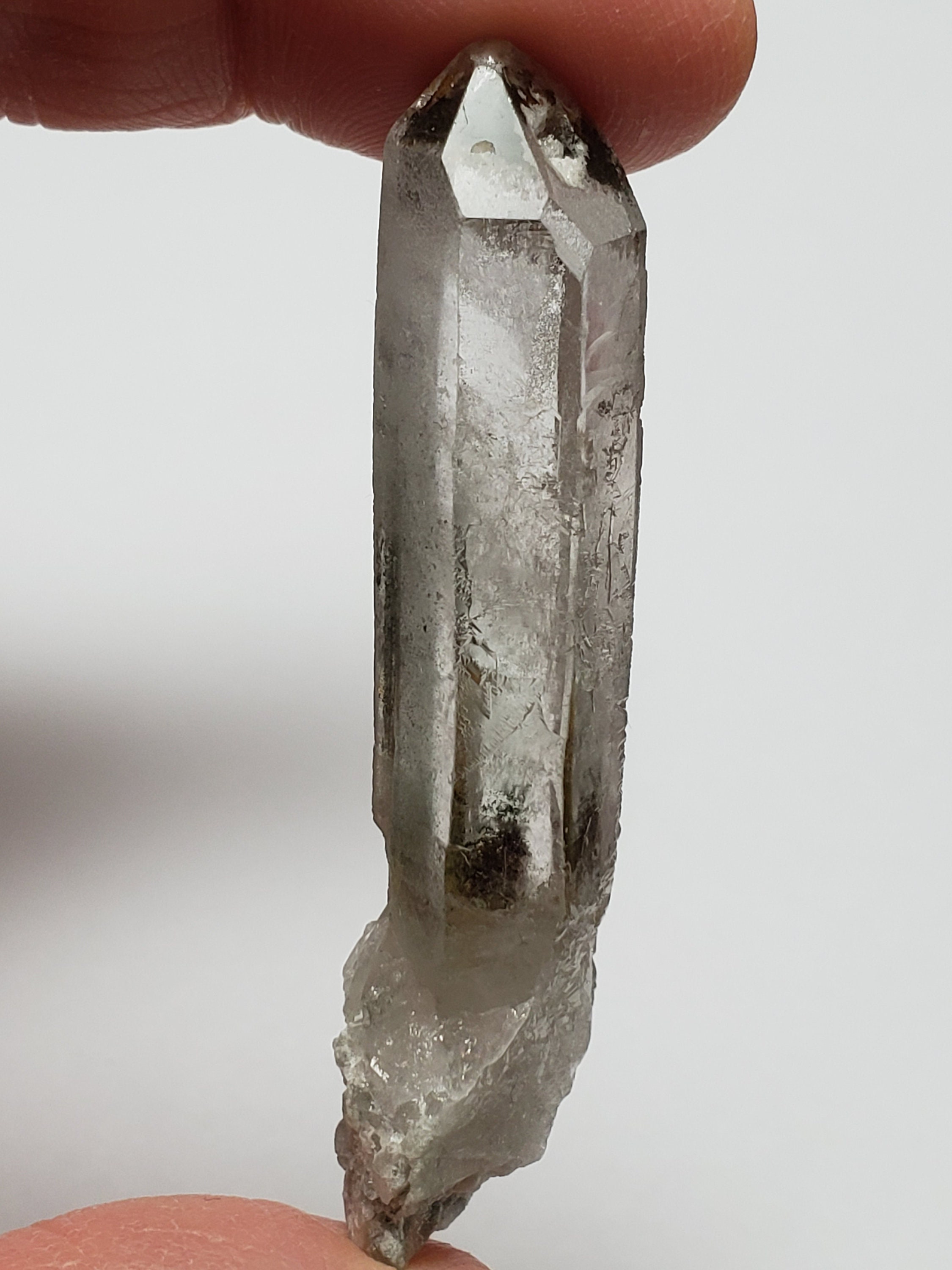 Unpolished 'Garden/ Shaman' Quartz Crystal- Self Healed- Mineral ...