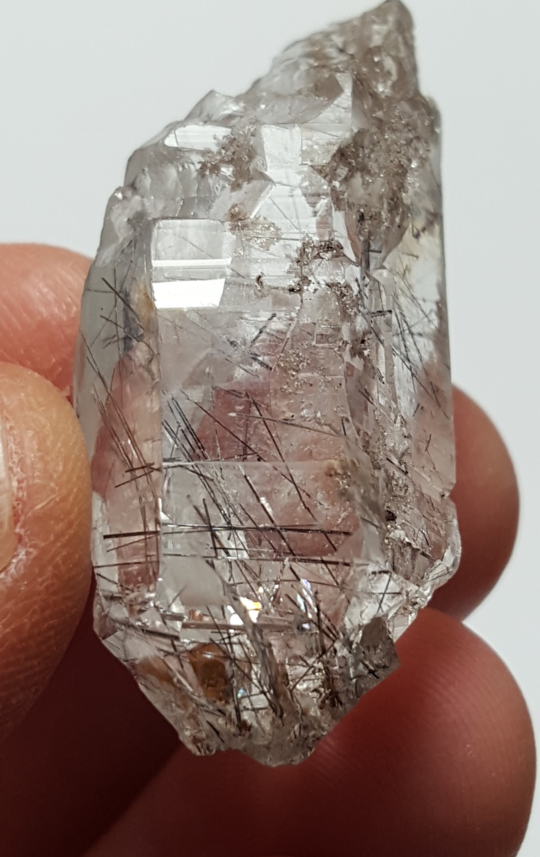 Cathedral Quartz with Tourmaline Inclusions from Brazil- Beautiful ...