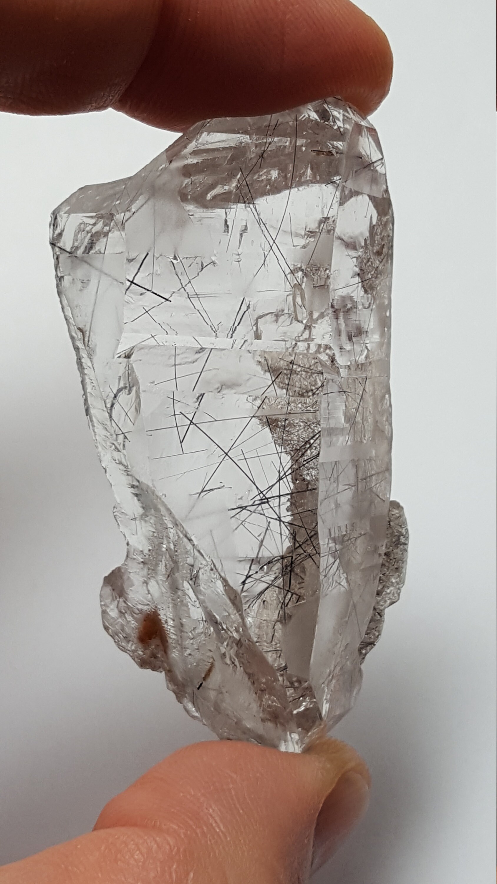 Cathedral Quartz with Tourmaline Inclusions from Brazil- Beautiful ...