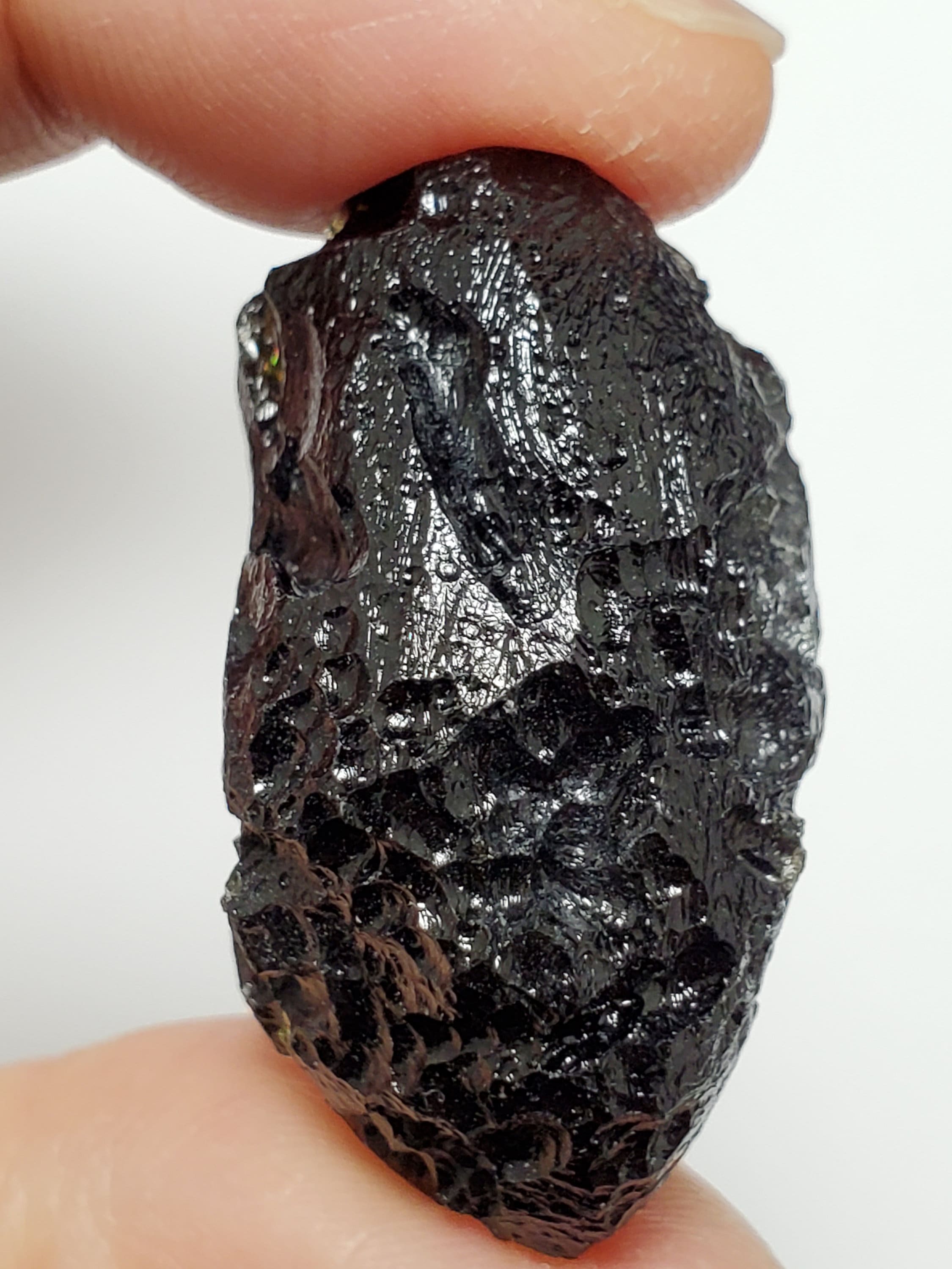 Tektite, from Thailand- Thailandite, Indochinite- Amazing Surface ...