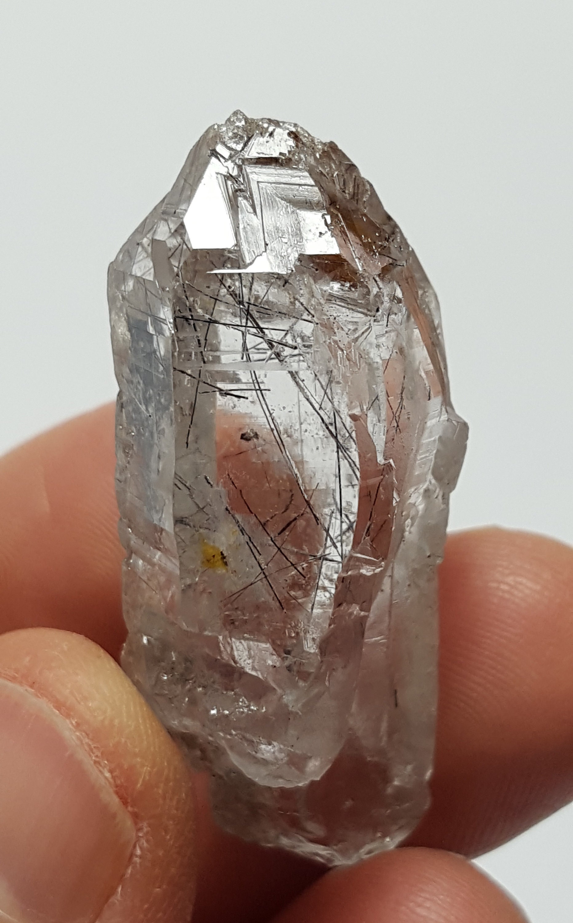 Cathedral Quartz with Tourmaline Inclusions from Brazil- Beautiful ...