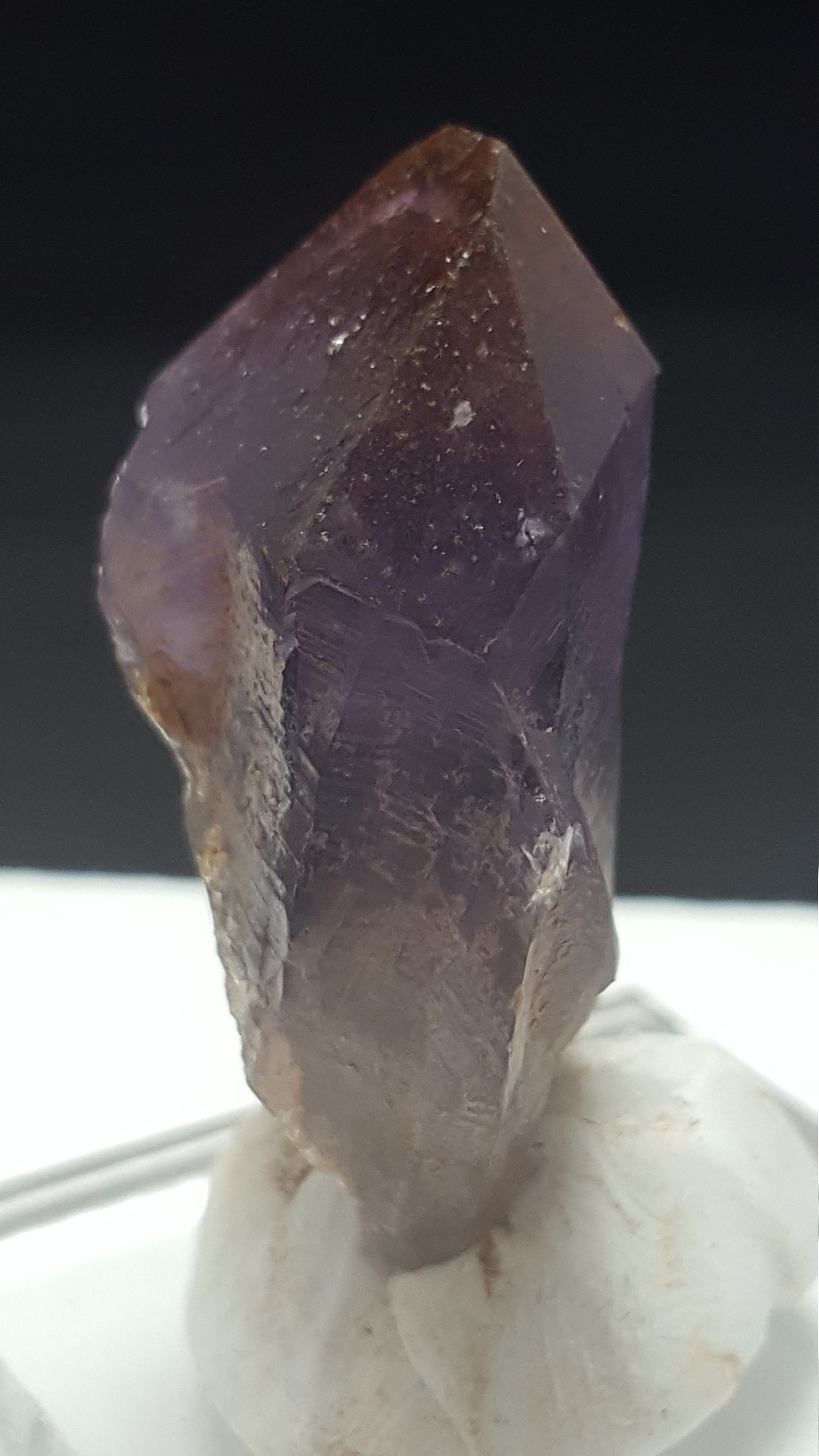 Amethyst Quartz Crystal From Thunder Bay Ontario... Excellent Color-TB16