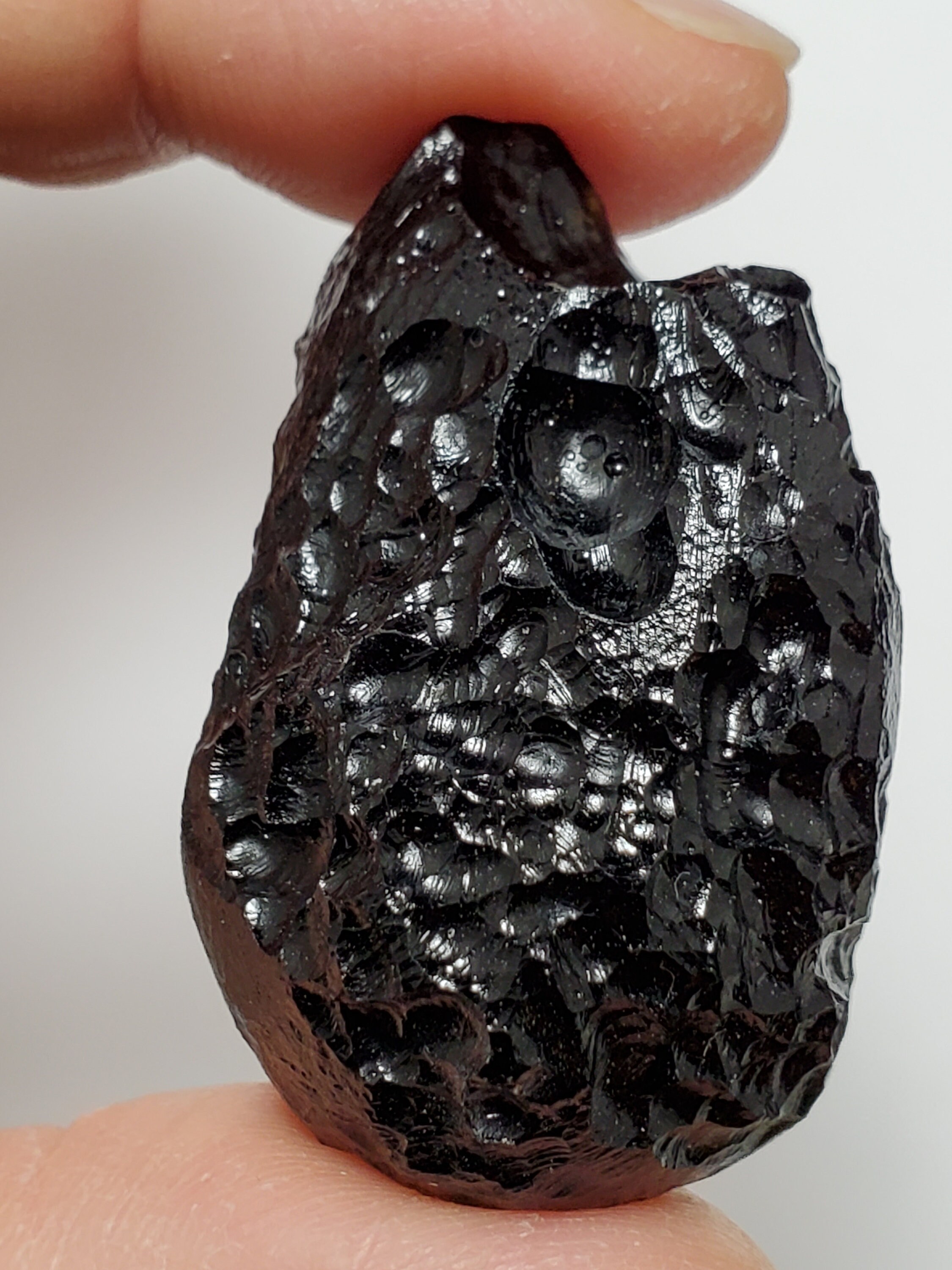 Tektite, from Thailand- Thailandite, Indochinite- Amazing Surface ...
