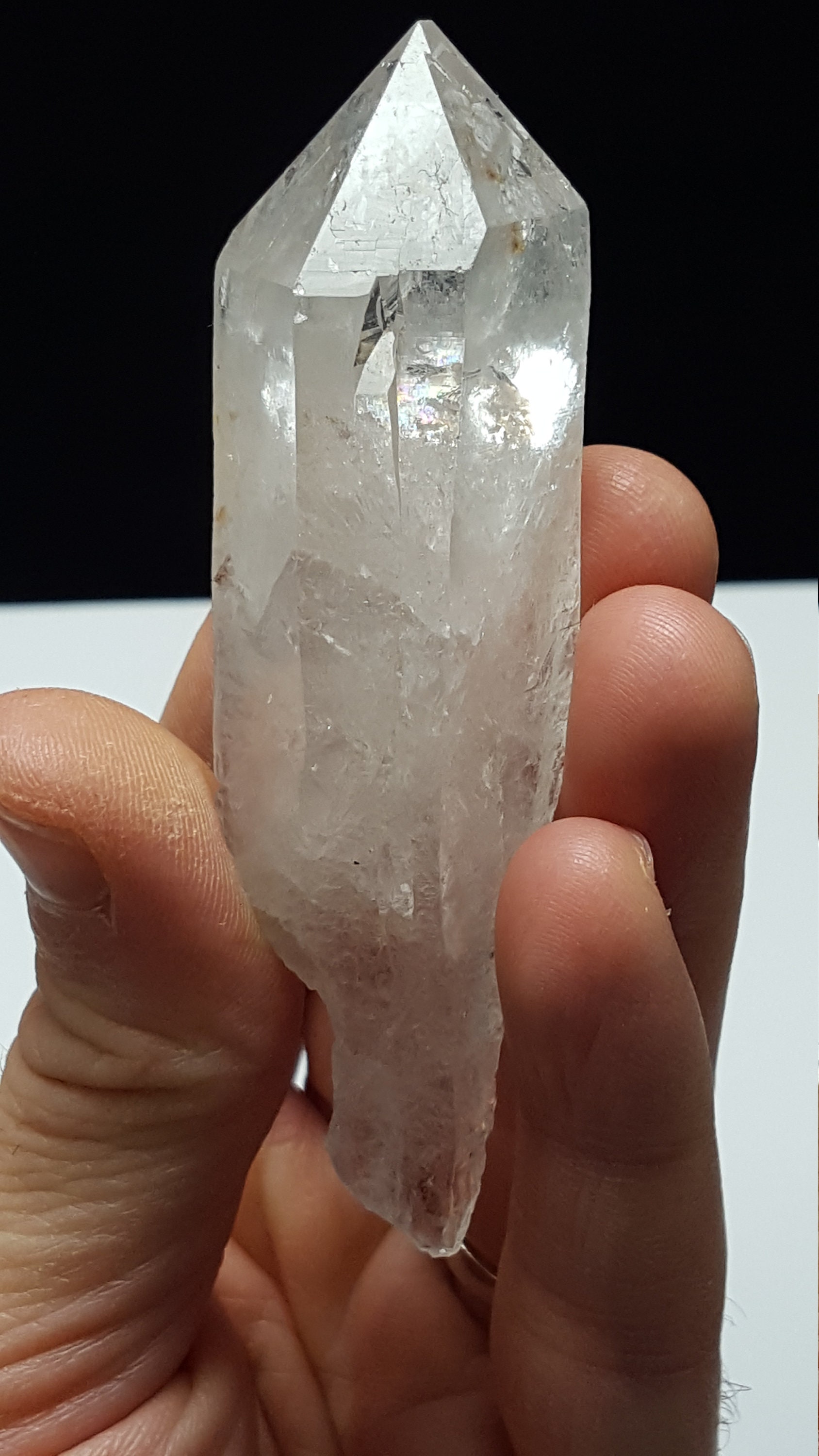 Cathedral Quartz with Tourmaline Inclusions from Brazil- Beautiful ...