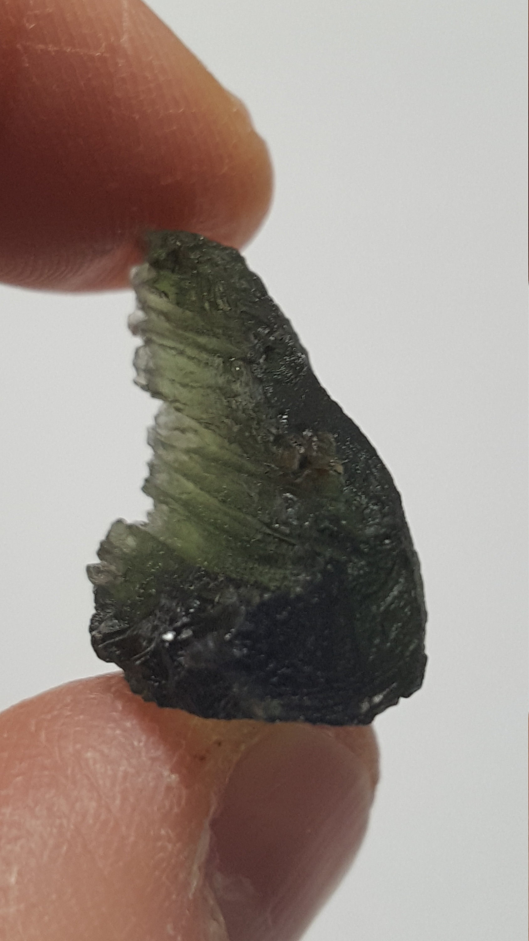 Beautiful Natural Moldavite 3.7 Grams or 18.5 Carat Moldavite Tektite ...
