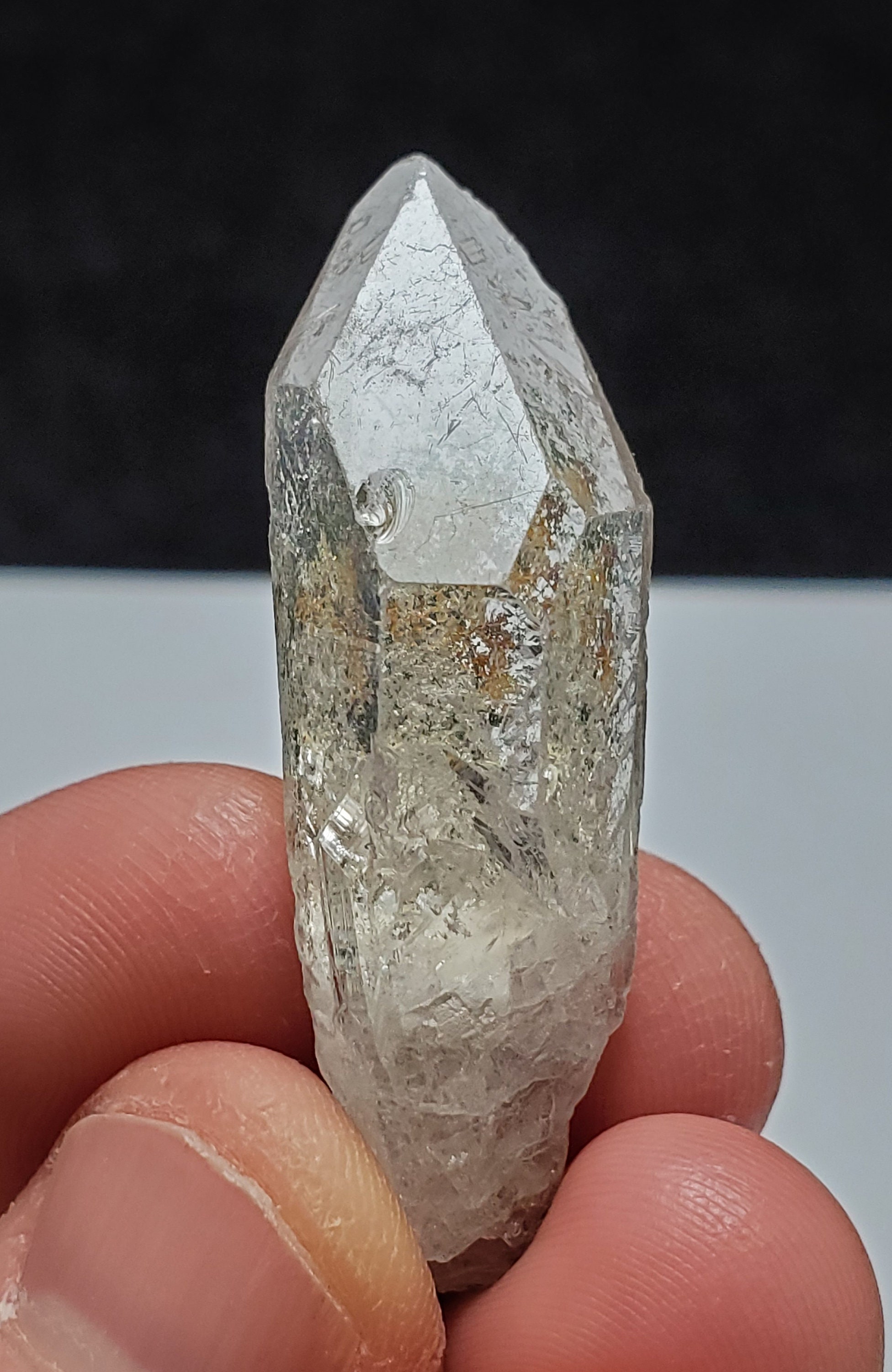 9 Unpolished 'Garden/ Shaman' Quartz Crystal with Excellent Mineral ...