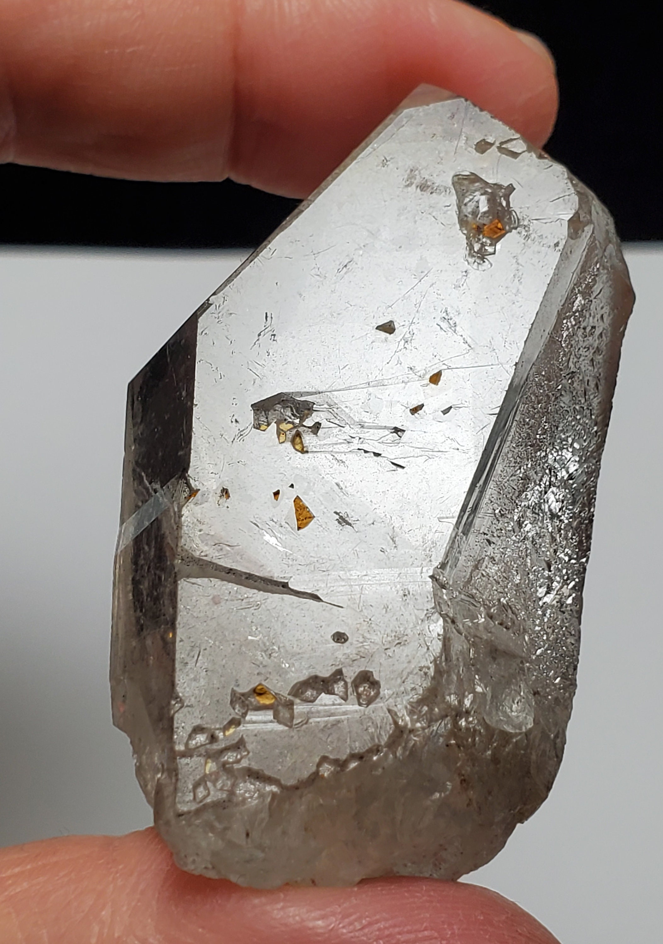 Etched Quartz 'Cube Codex' Crystal- 5.6 cm Long- Serra Do Cabral ...