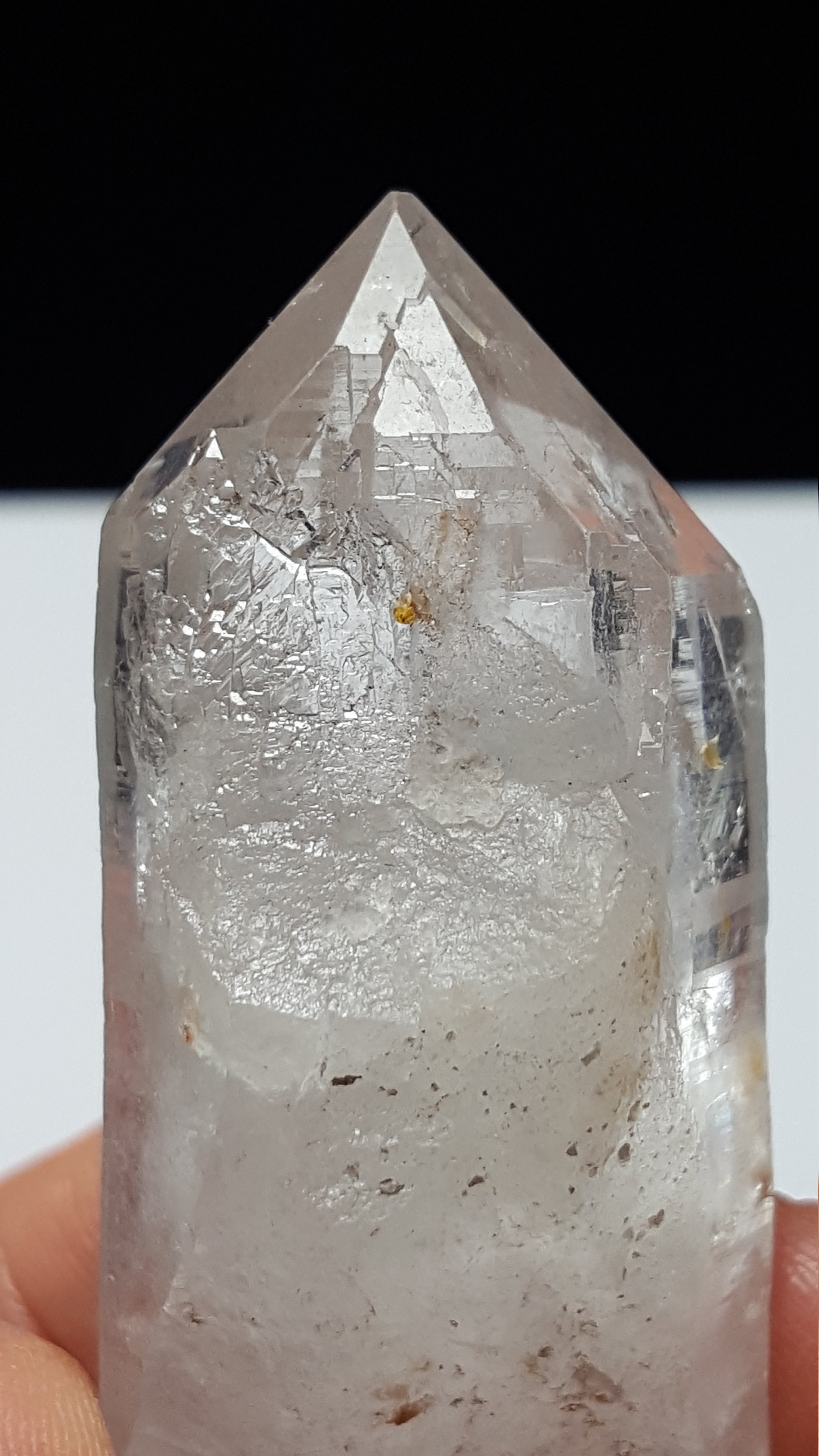 Cathedral Quartz with Tourmaline Inclusions from Brazil- Beautiful ...