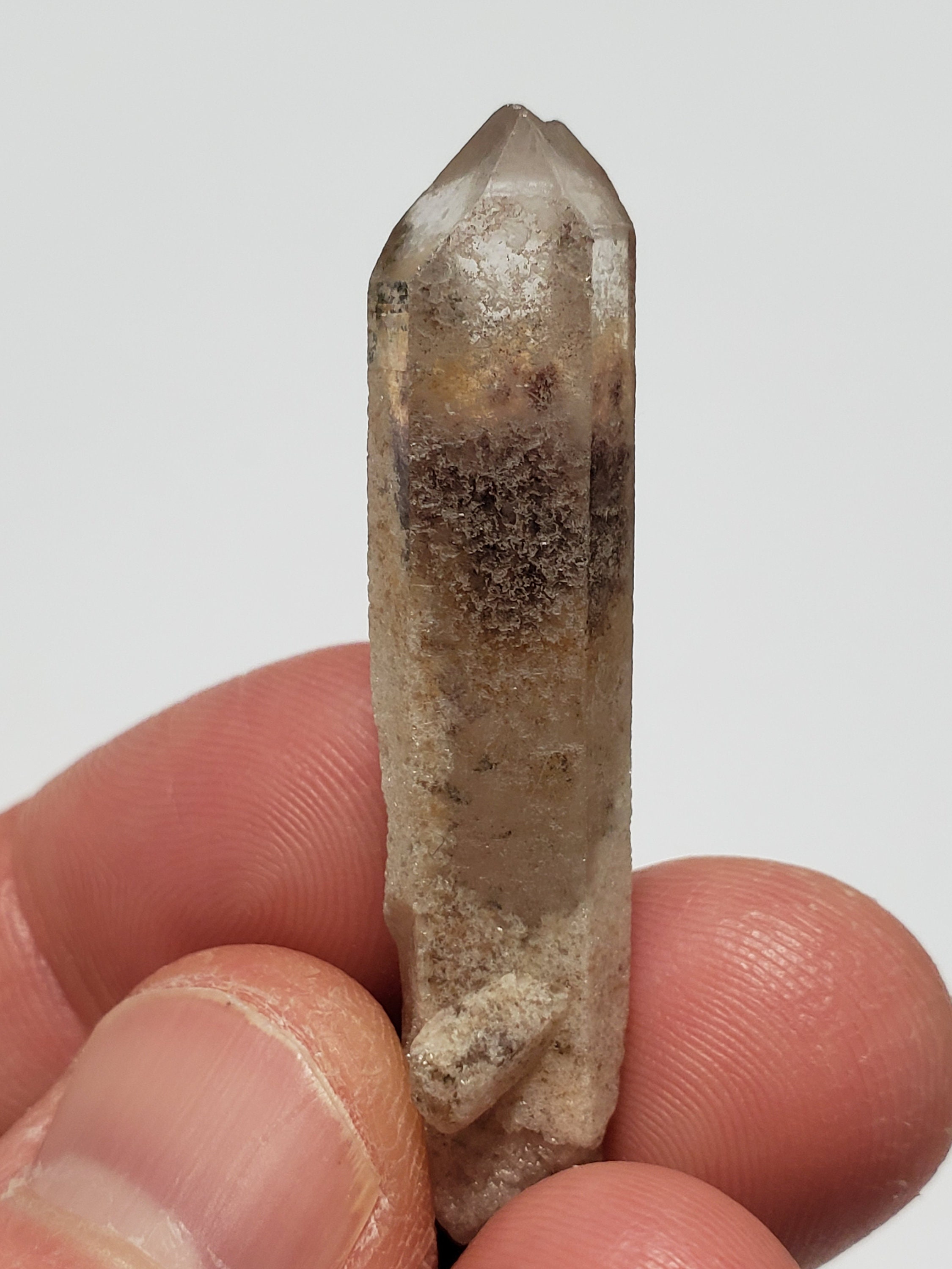 9 Unpolished 'Garden/ Shaman' Quartz Crystal with Excellent Mineral ...