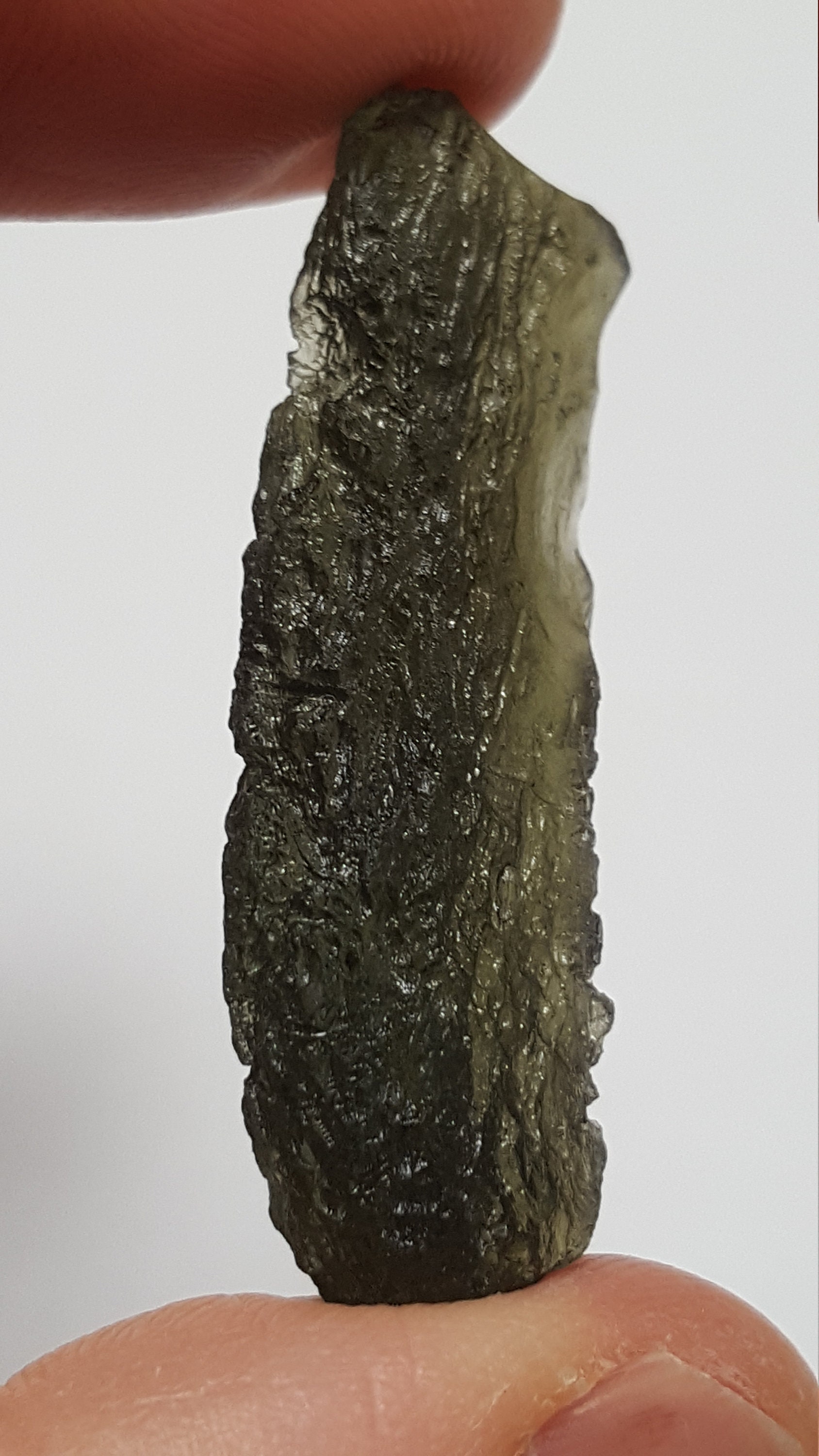 Moldavite- Czech Republic- Nice Tektite- Excellent Color and Texture- 4 ...