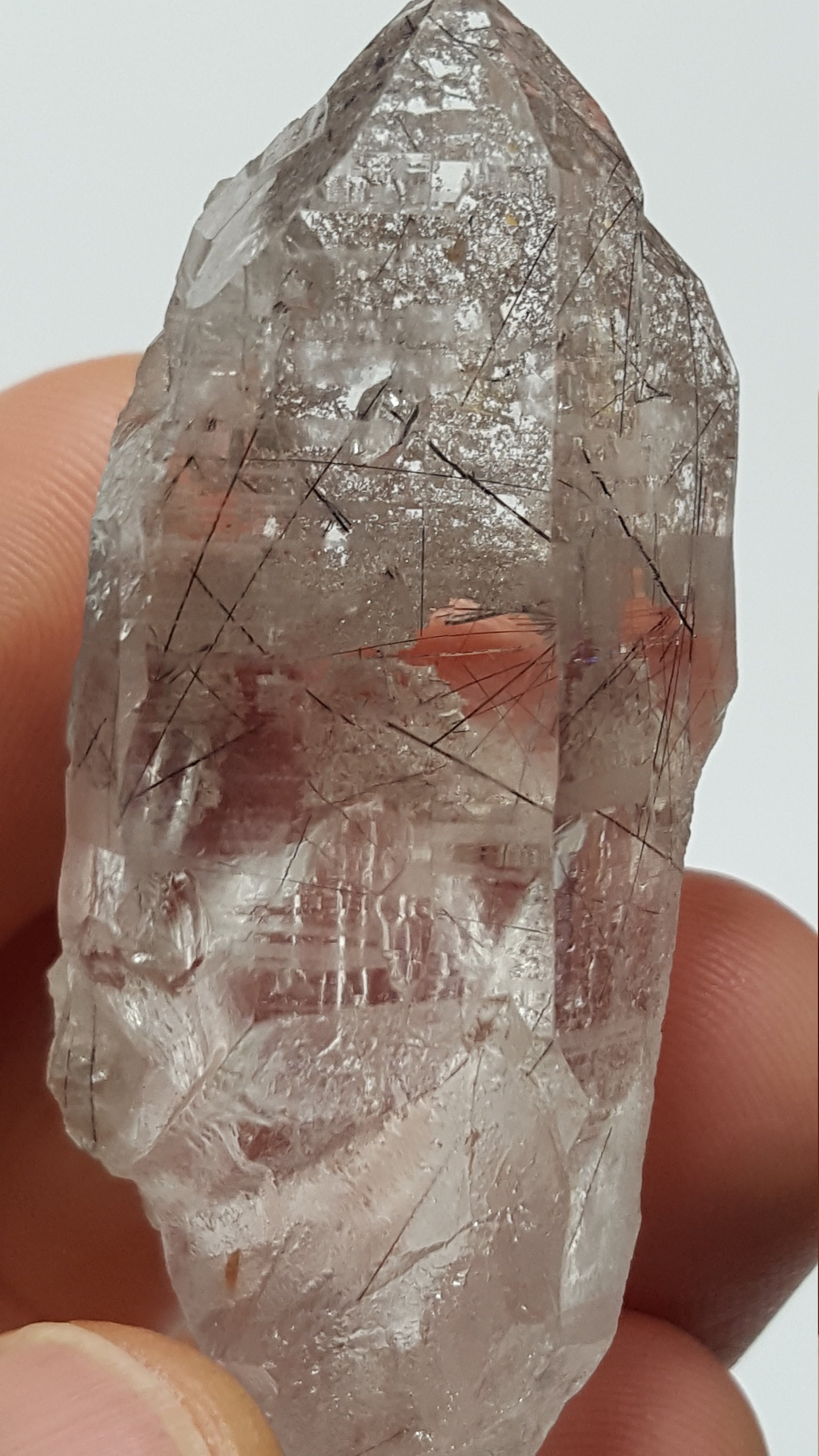 Cathedral Quartz with Tourmaline Inclusions from Brazil- Beautiful ...