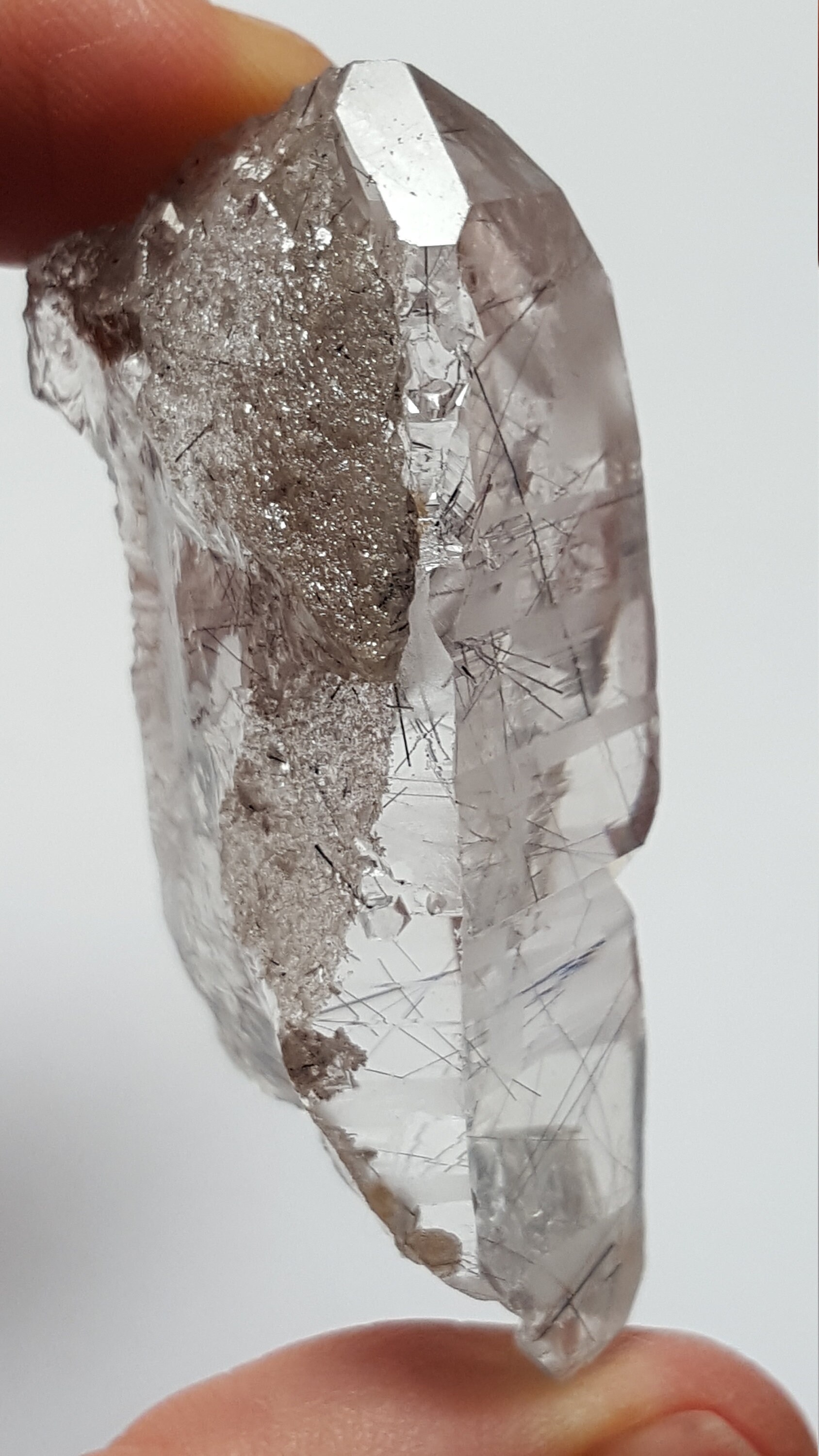 Cathedral Quartz with Tourmaline Inclusions from Brazil- Beautiful ...