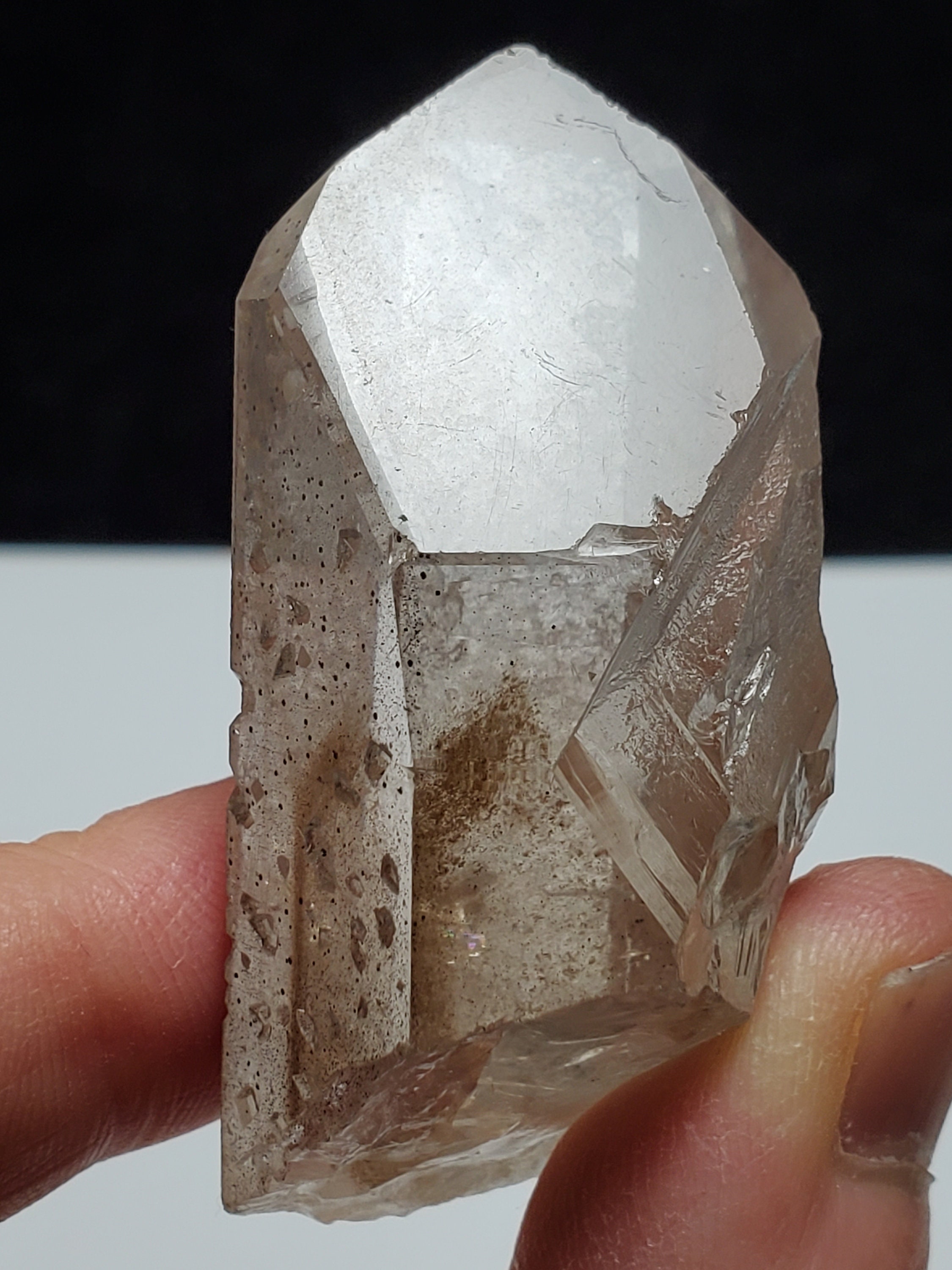 Etched Quartz 'Cube Codex' Crystal From Serra Do Cabral, Brazil ...