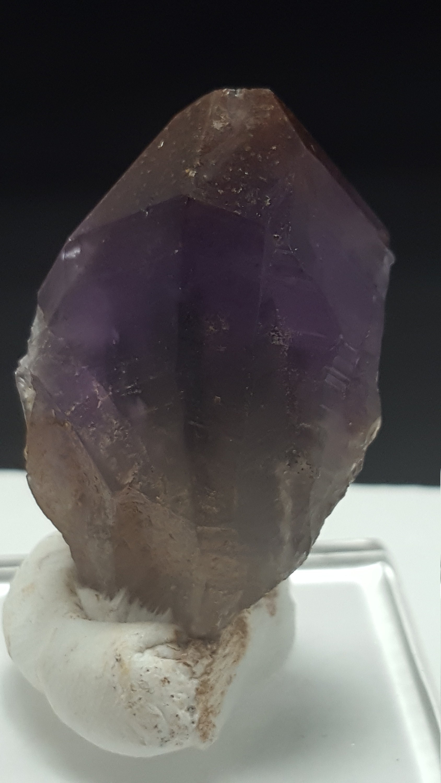 Amethyst Quartz Crystal From Thunder Bay Ontario... Excellent Color-TB16