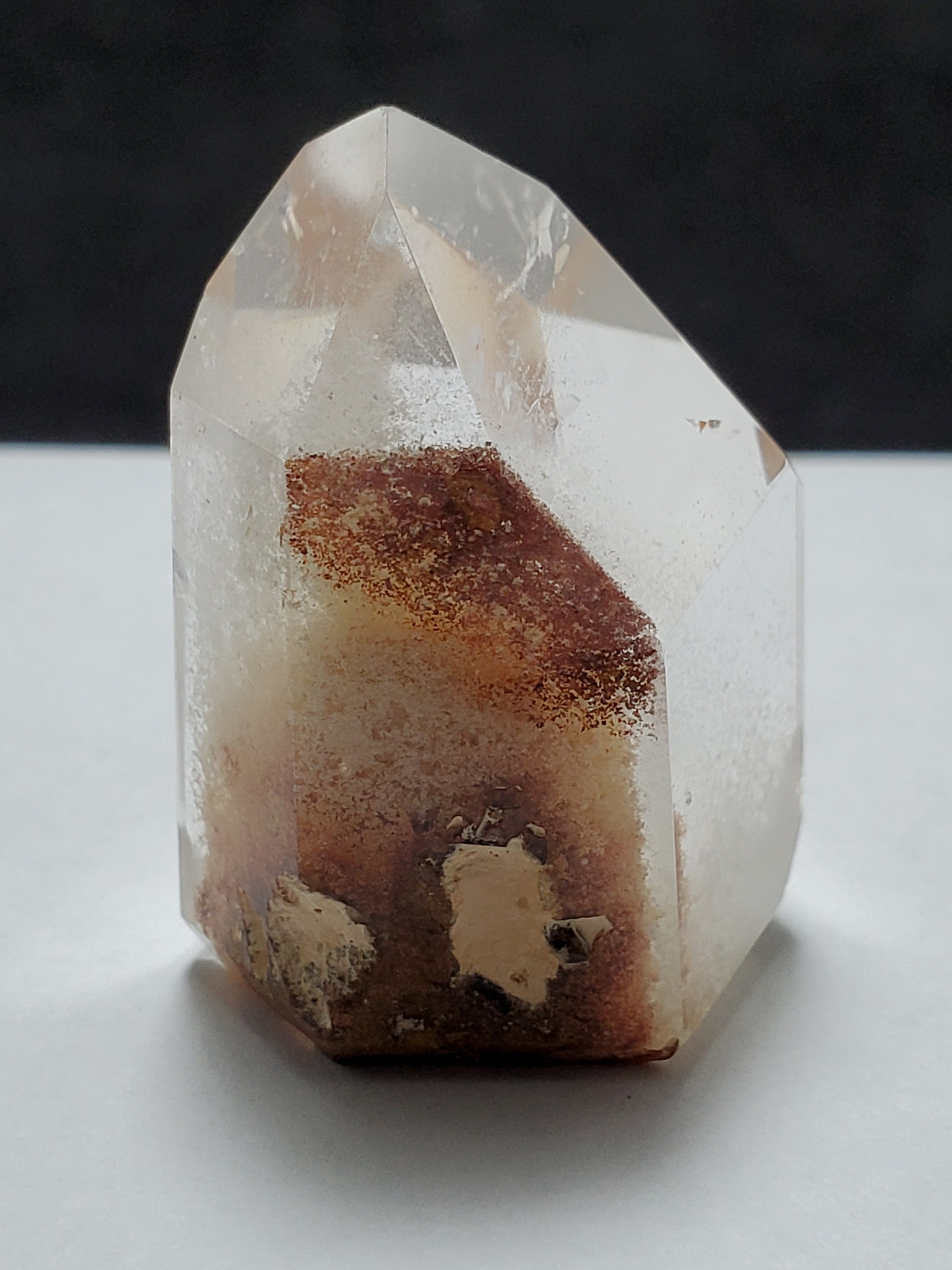 Small Polished Quartz Crystal from Brazil with Chlorite Phantoms- Fully ... Small Polished Quartz Crystal from Brazil with Chlorite Phantoms- Fully ...