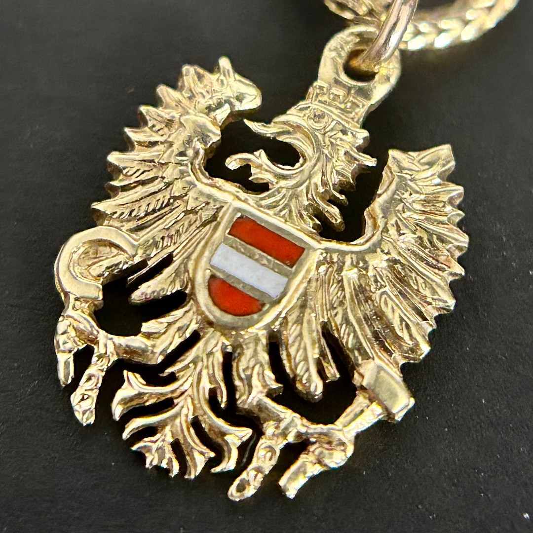 Vintage Bundeswappen or Coat of Arms of the Republic of Austria Charm ...