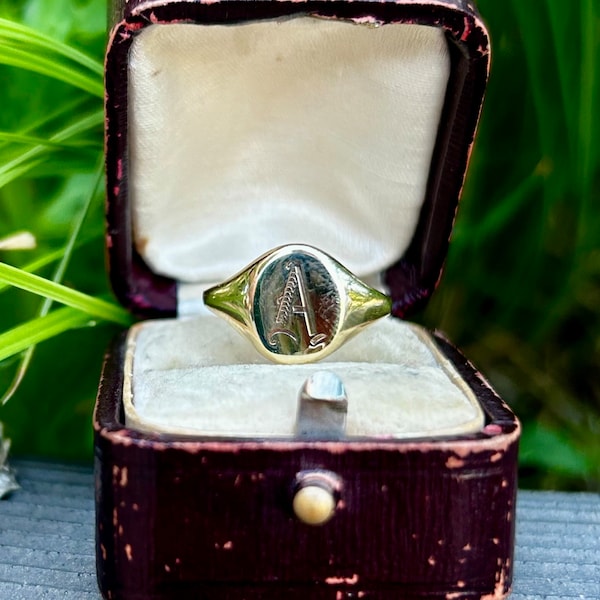 Antique Signet Ring - Etsy