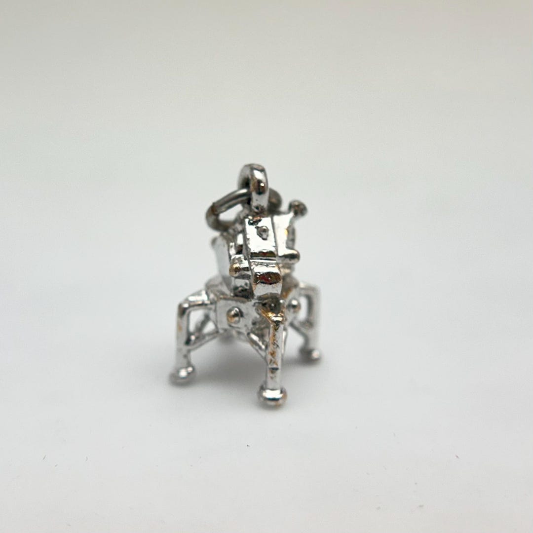 Vintage Sterling Silver Lunar Module Charm - Etsy