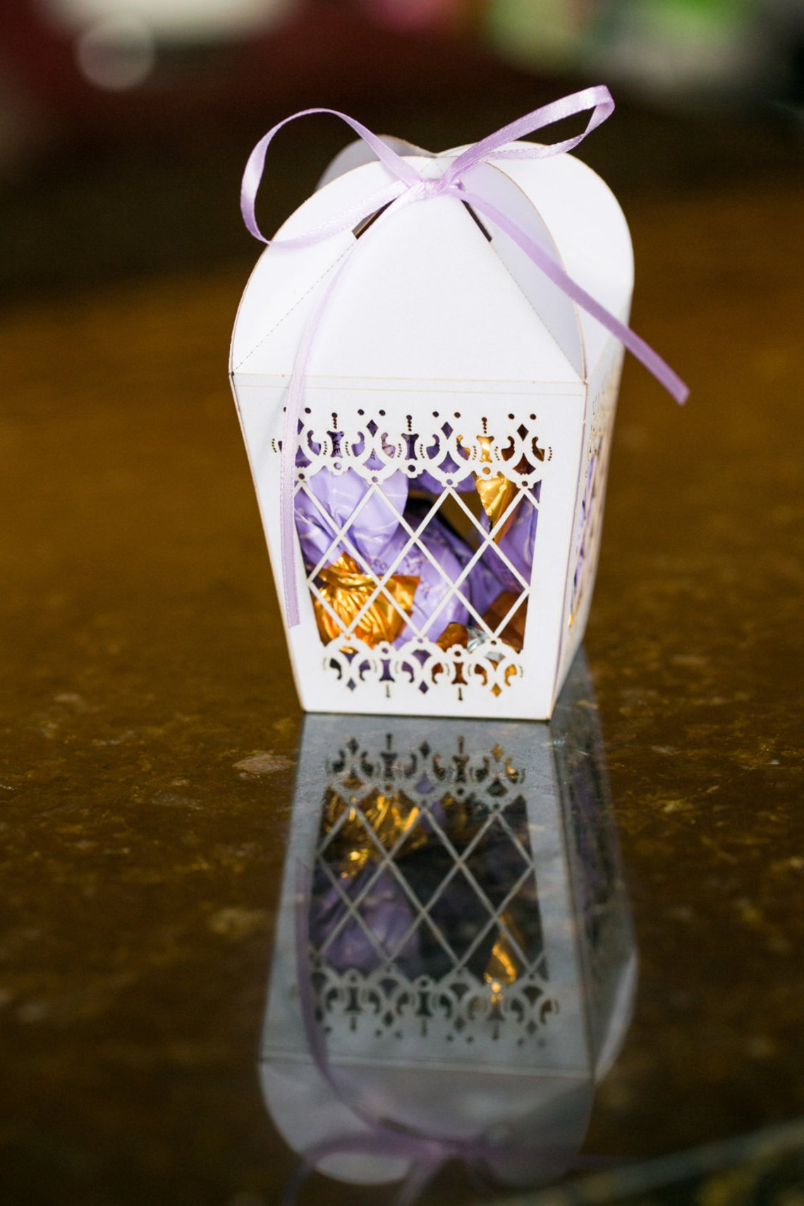 Laser Cut Romantic Lantern Favor Box - Etsy