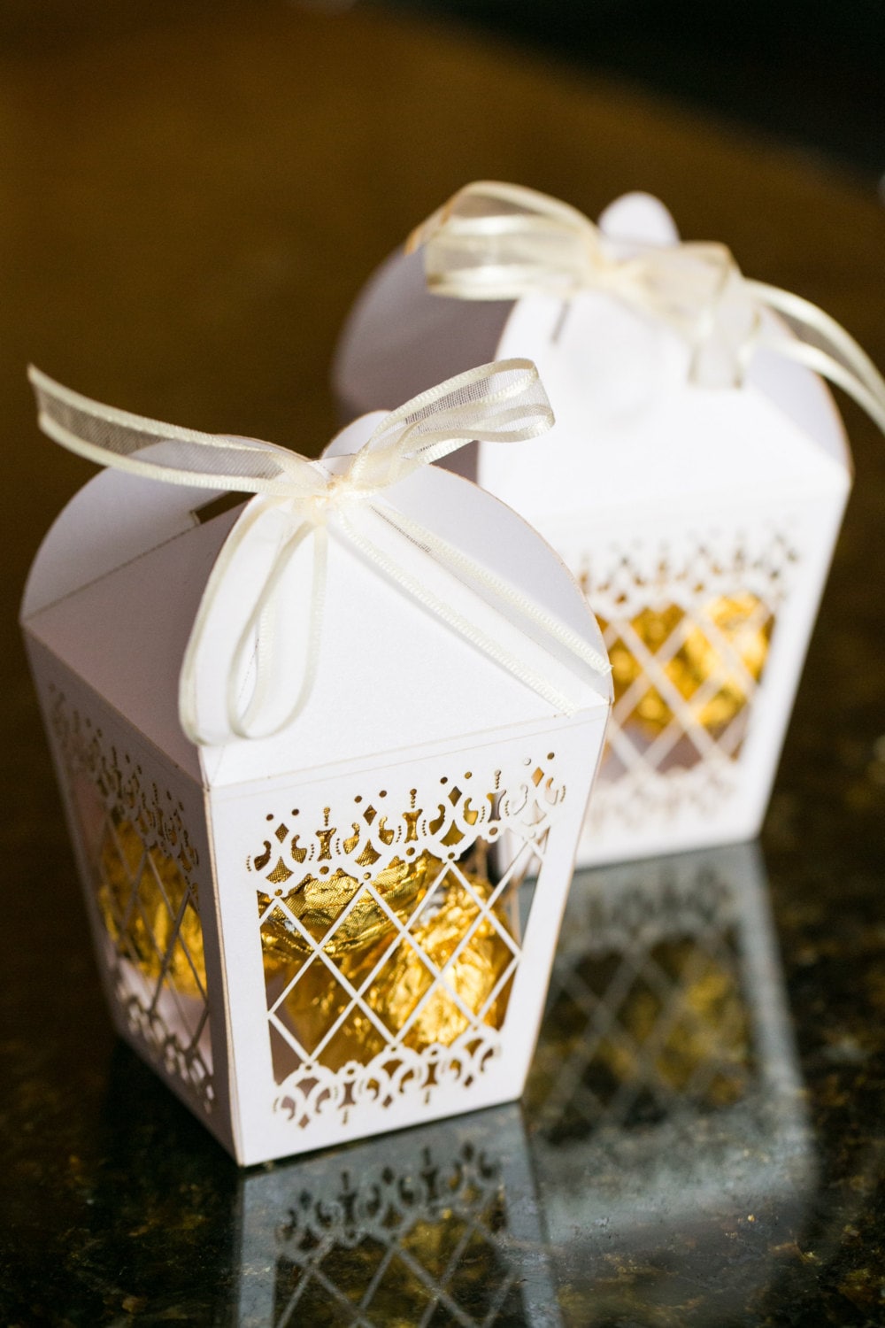 Laser Cut Romantic Lantern Favor Box | Etsy