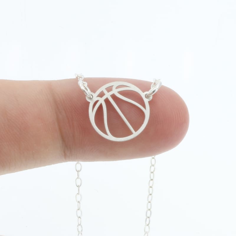 Basketball Necklace - Etsy