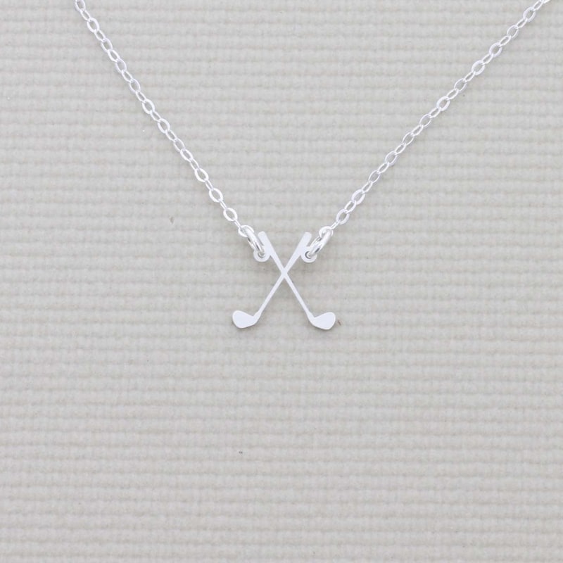 Golf Club and Ball Necklace - Etsy