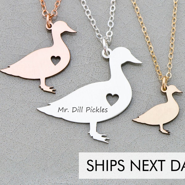 Duck Necklace - Etsy