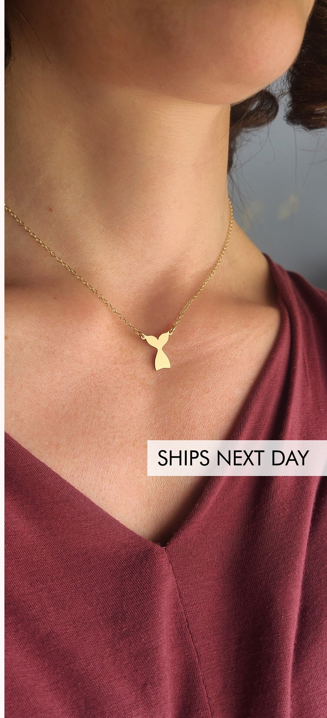 Mermaid Tail Necklace Mermaid Jewelry Girls Mermaid Birthday - Etsy