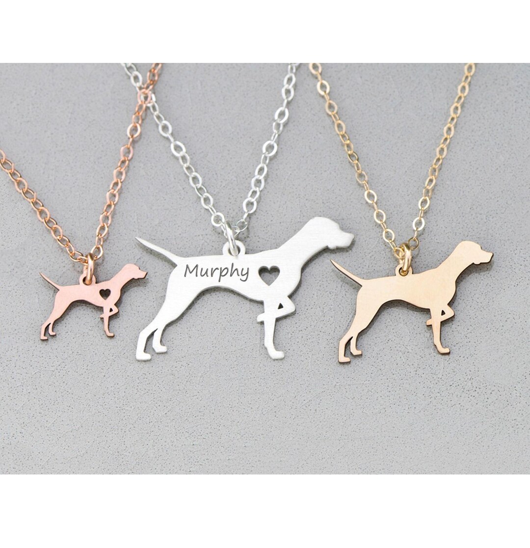 German Shorthaired Pointer Necklace: Personalized Dog Breed Charm - Etsy