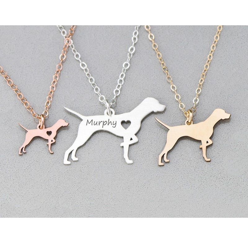 Dog Necklace Pointer - Etsy
