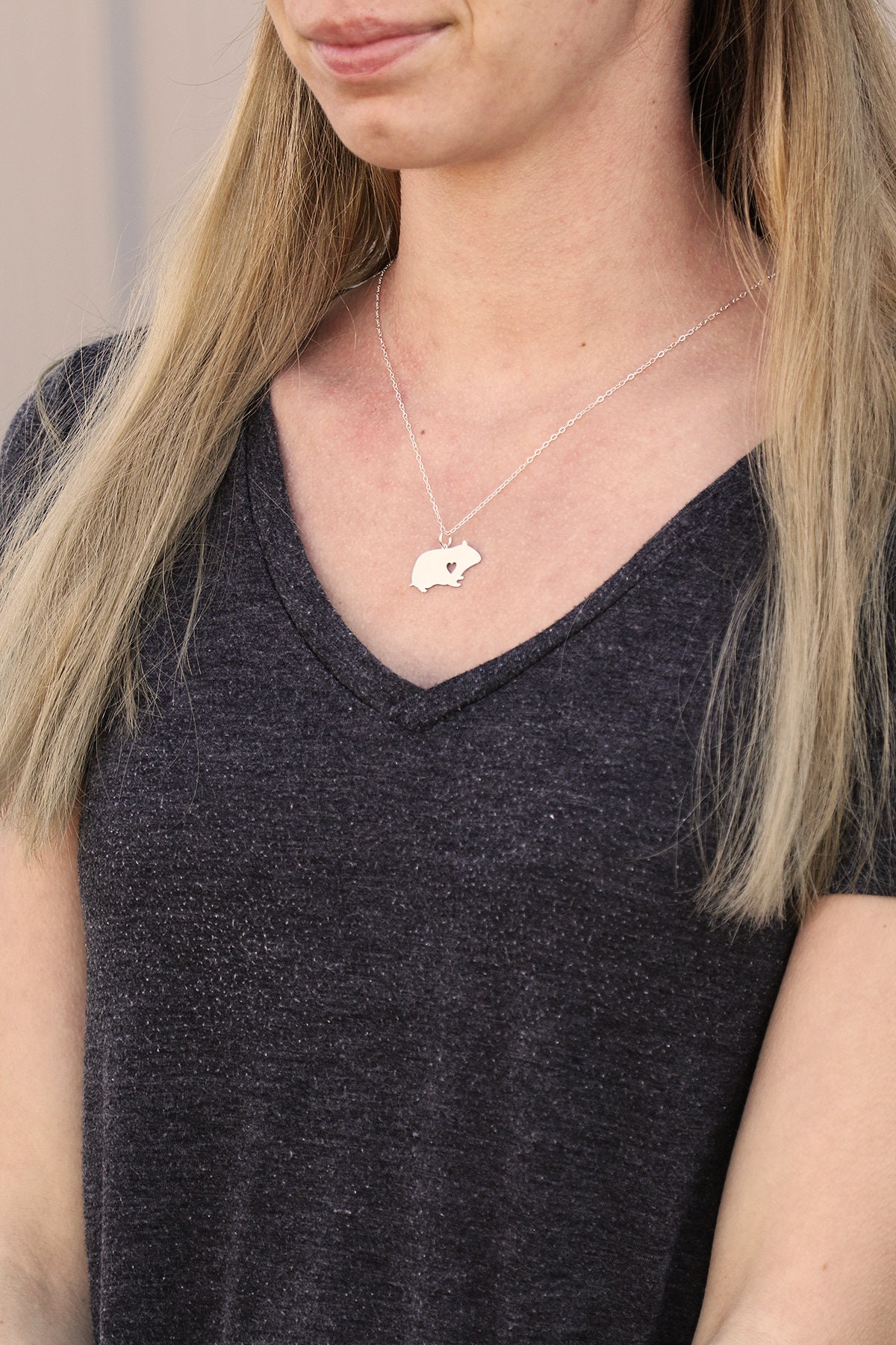 Hamster Necklace Small Animal Pendant Rodent Charm Pet Gift - Etsy Denmark