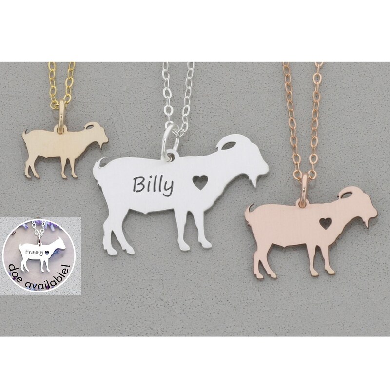 Goat Necklace - Etsy