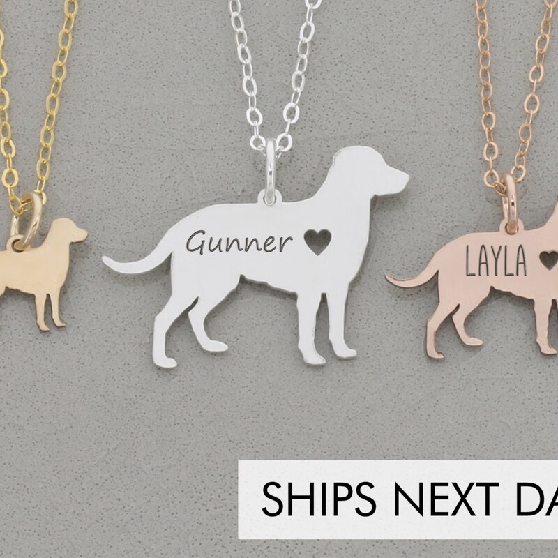 Labrador Necklace - Etsy UK