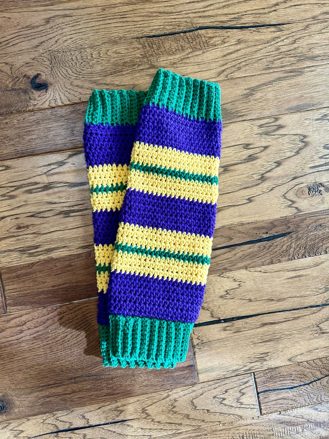 Mardi Gras Leg Warmers Crochet Pattern - Etsy
