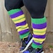 Mardi Gras Leg Warmers Crochet Pattern - Etsy