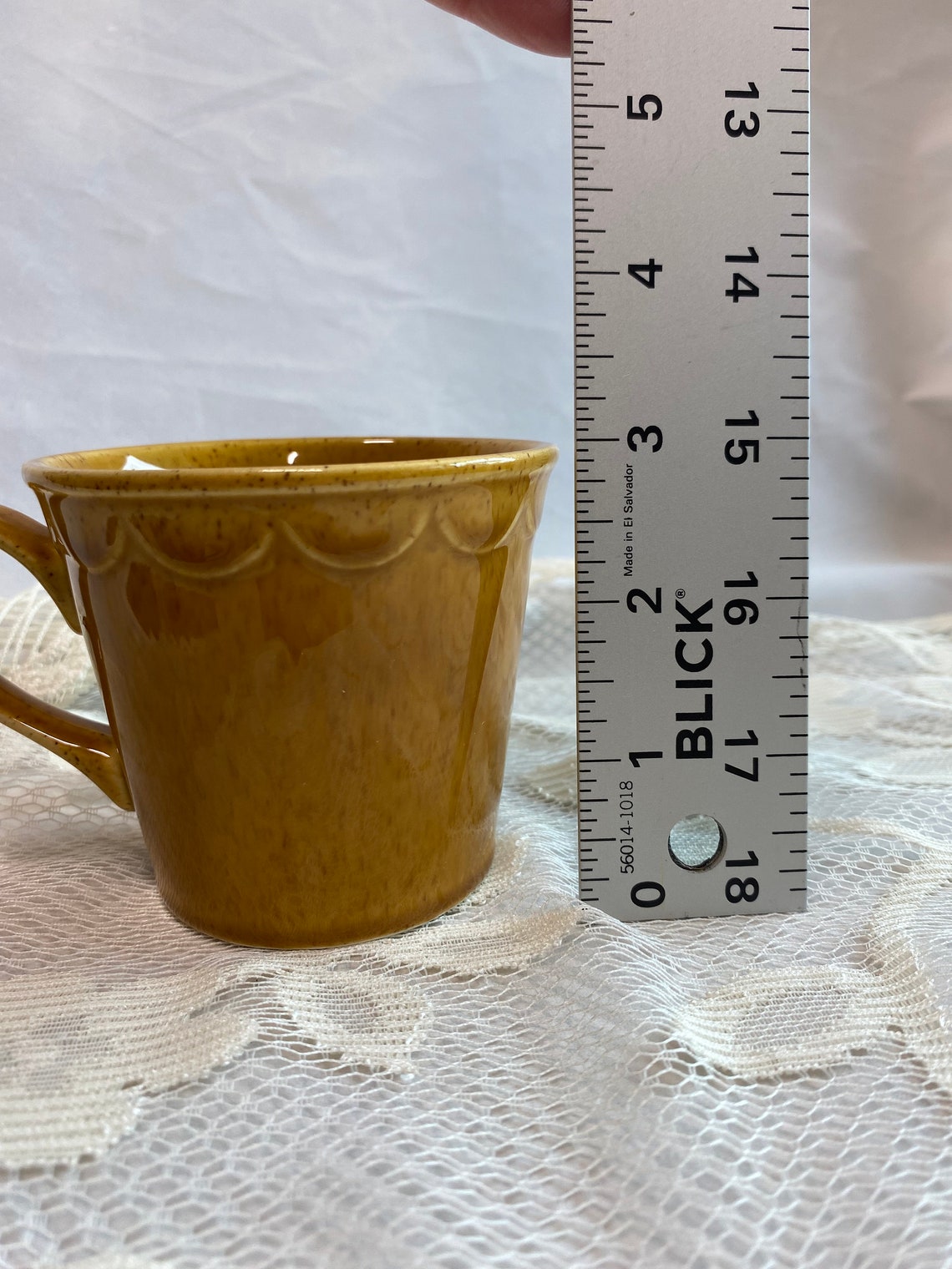 Set of 4 1970s Mugs in a Golden Brown Glaze - Etsy