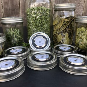 Hylids Curing Jar Hygrometer Lids Make Great Herb Storage - Etsy
