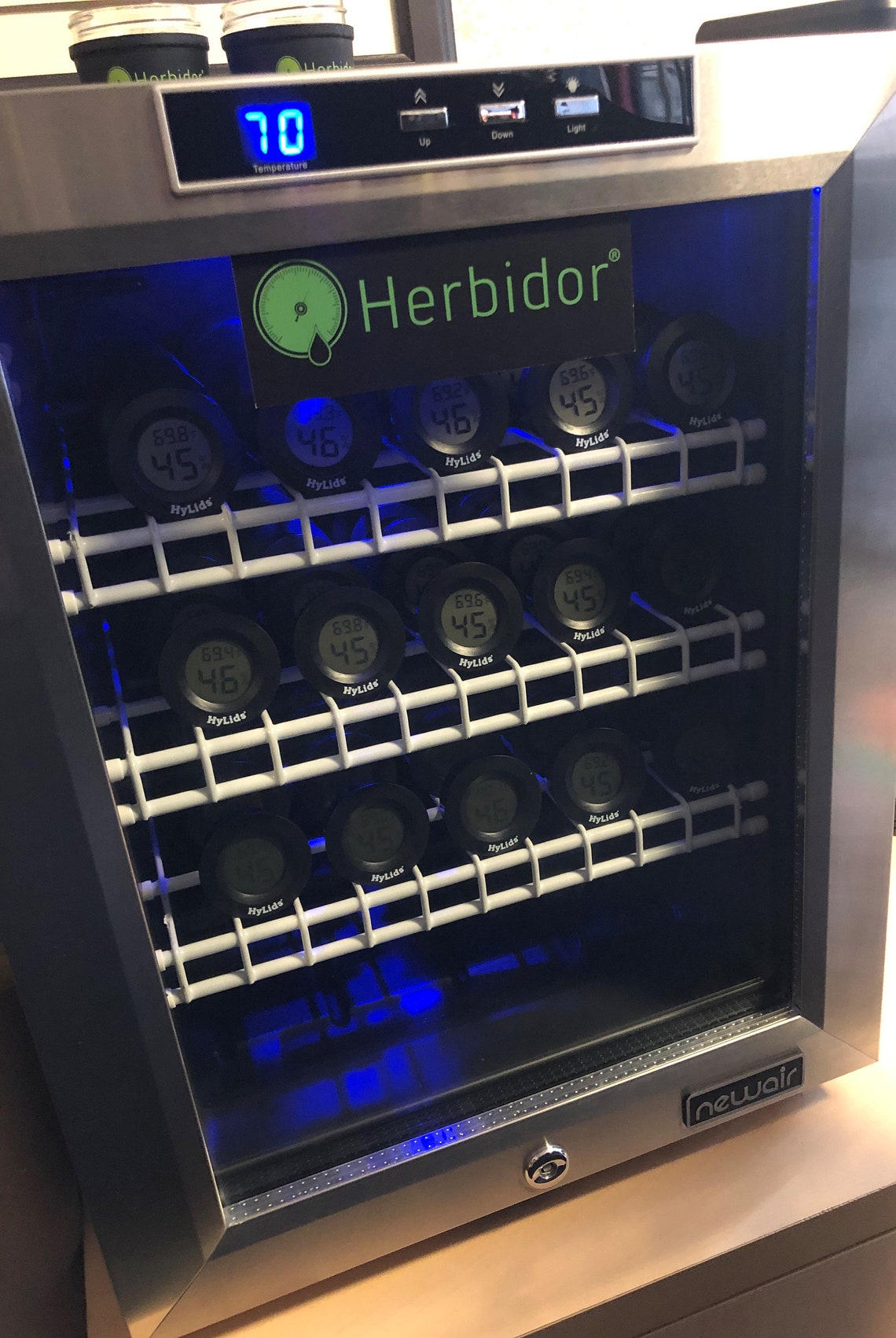 Hylids Curing Jar Hygrometer Lids Make Great Herb Storage | Etsy