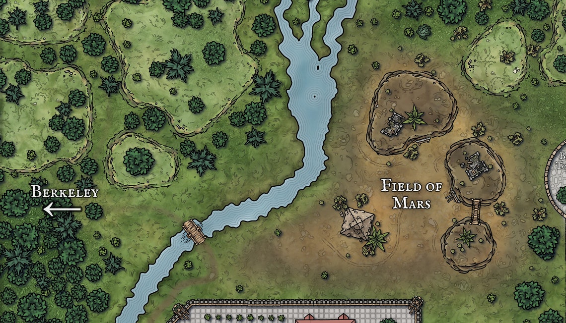 Camp Jupiter Map DIGITAL DOWNLOAD Percy Jackson Roman Camp Map PJO ...