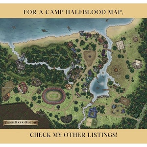 Camp Jupiter Map DIGITAL DOWNLOAD Percy Jackson Roman Camp Map PJO ...