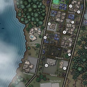 Hatchetfield Map DIGITAL DOWNLOAD || Team Starkid Musicals Merch ...