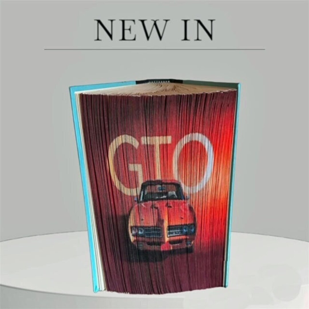 Orange GM Pontiac GTO Judge Classic Muscle Car Photo Strip Pattern ...
