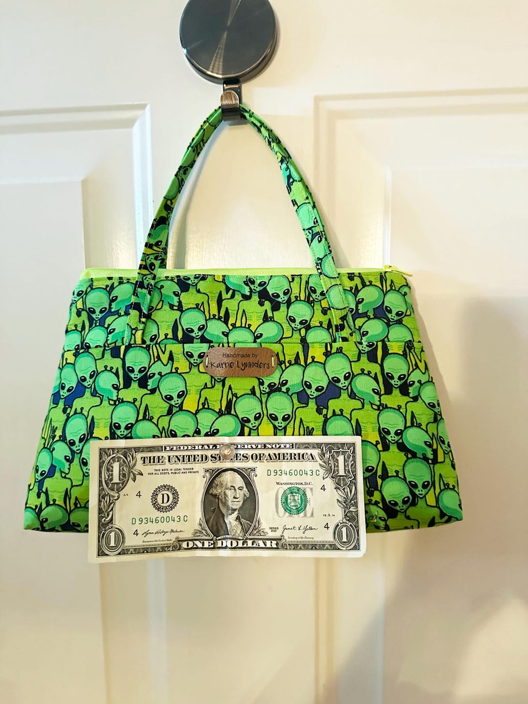 Brand New Handcrafted Alien Outer Space Craft UFO ET Purse Handbag ...