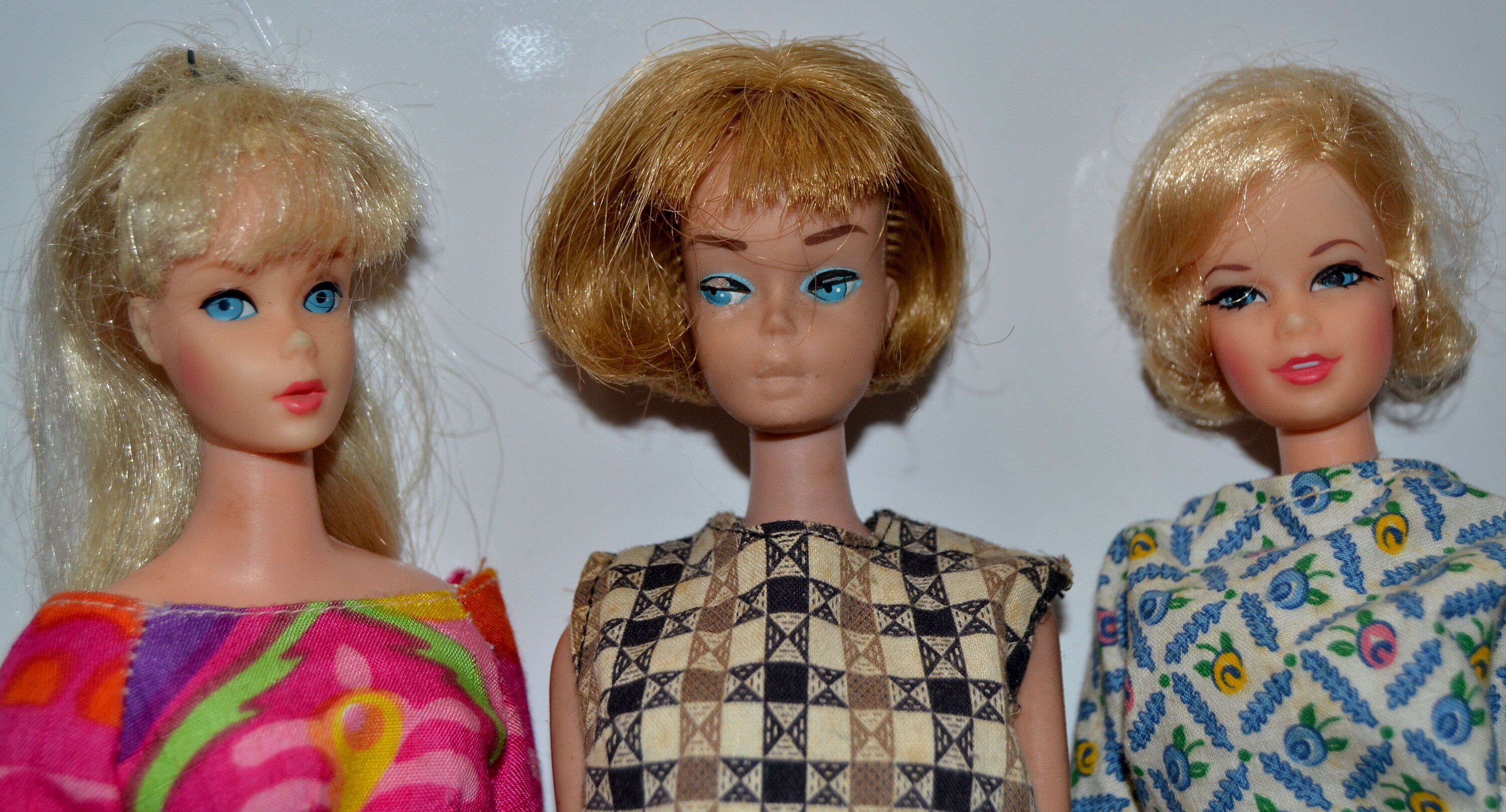 Mattel Lot of Vintage Barbies 1958-1966 Lot of 3 Includes American Bob ...