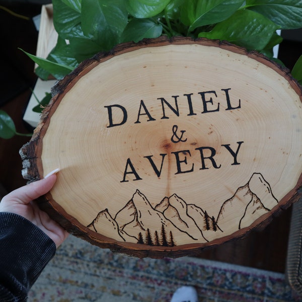 Wood Burned Plaque - Etsy